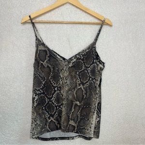 Zara | Tops | Zara Snake Print Camisole Tank Top | Poshmark